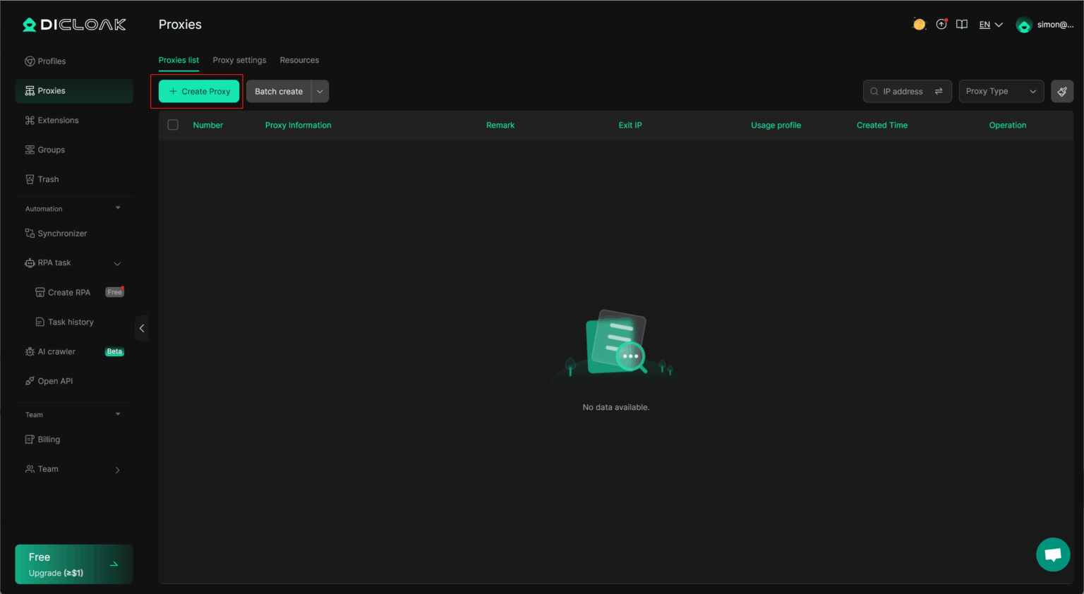 How to Set Up a Static Proxy on DICloak